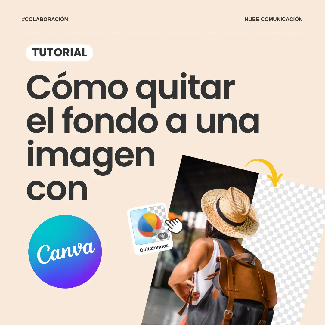 Cómo quitar el fondo a una imagen con Canva - Nube Comunicación